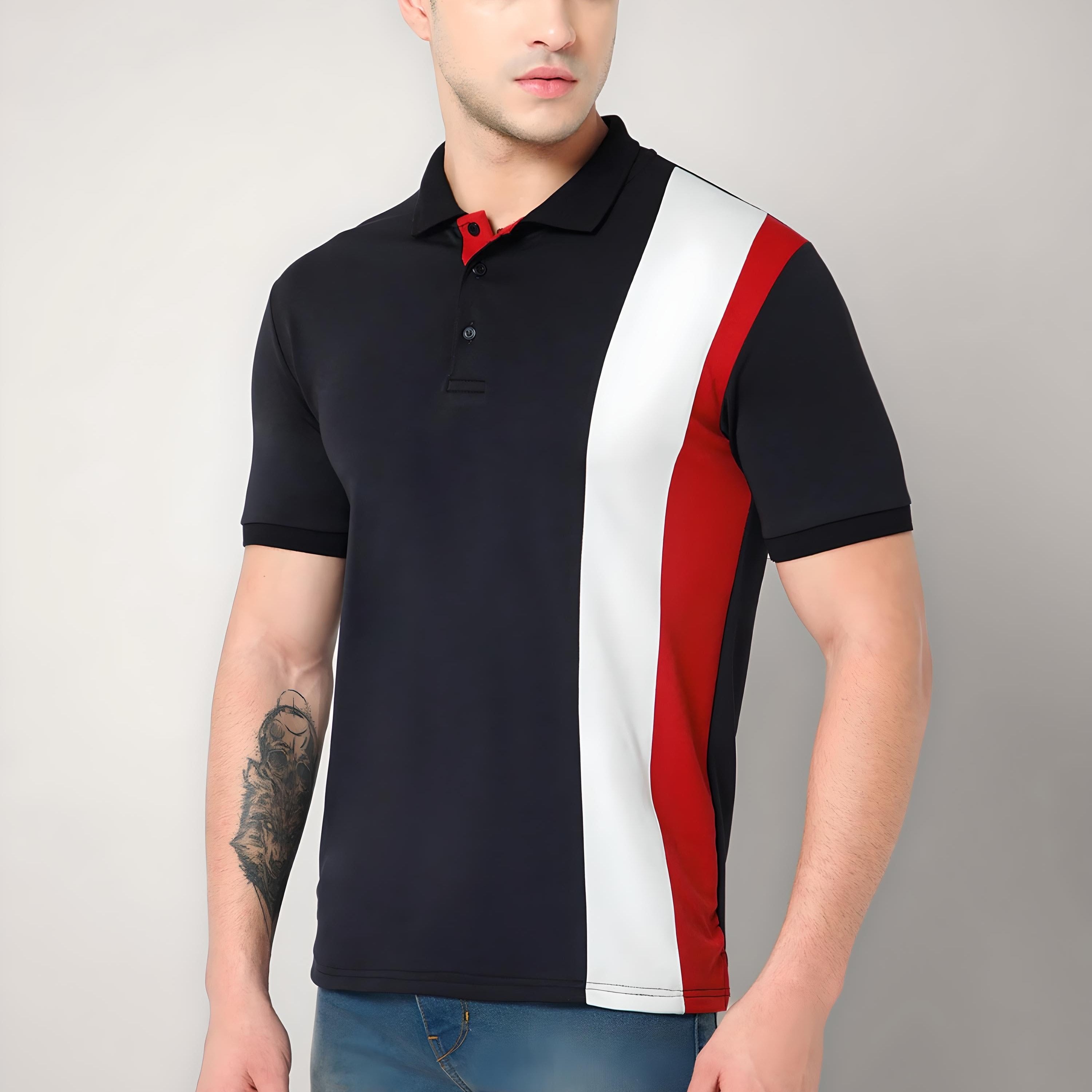 Multi Color Polo T-shirt at Affordable Price, Order Today - GIYSI