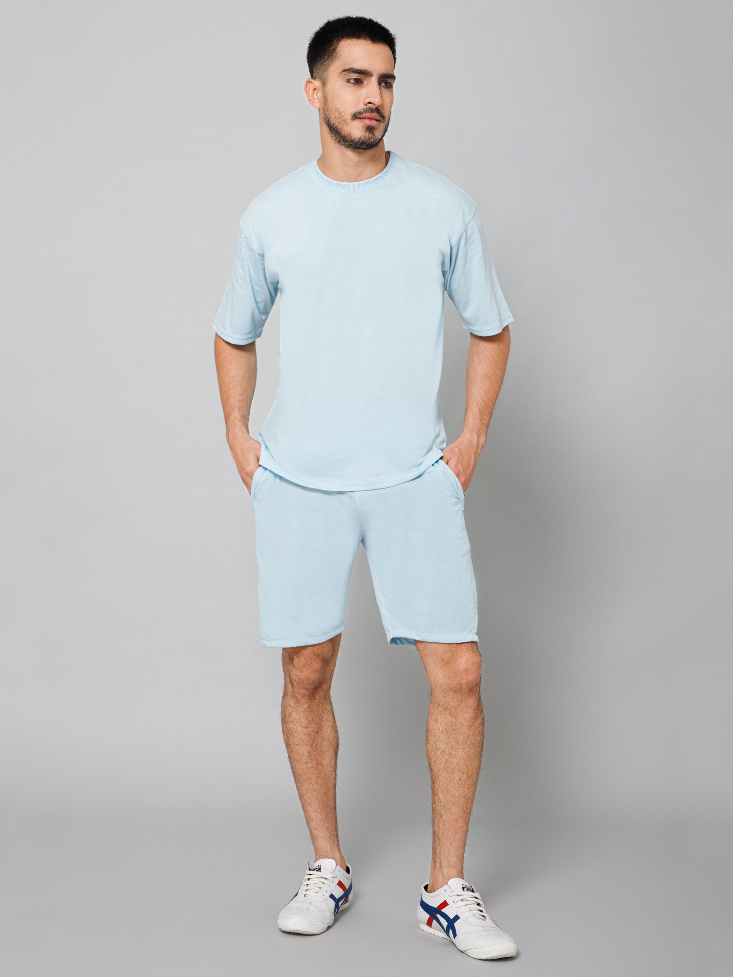 Sky Blue Co-ord Set, Buy Co-ord Sets for Men - GIYSI
