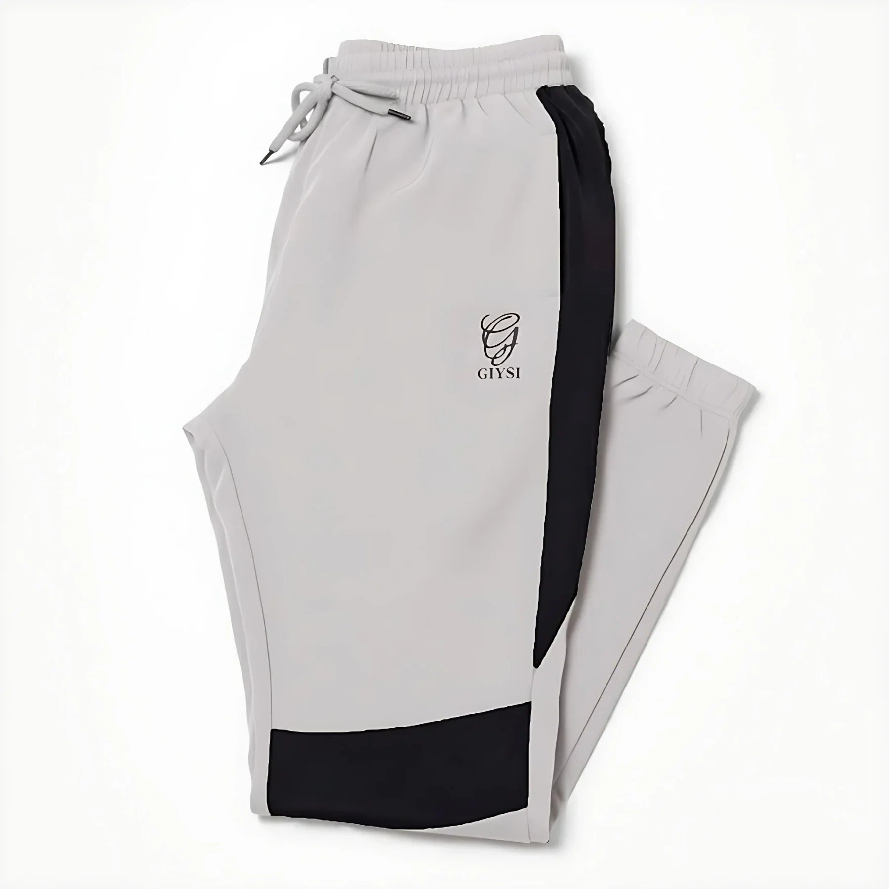 Grey Jogger for Men, Joggers with Zipper Pockets - GIYSI